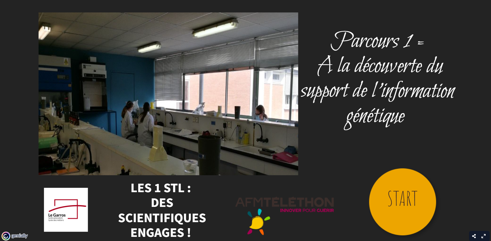 Granule 1 : A la découverte du support de l'information génétique - Parcours d'autoformation ...